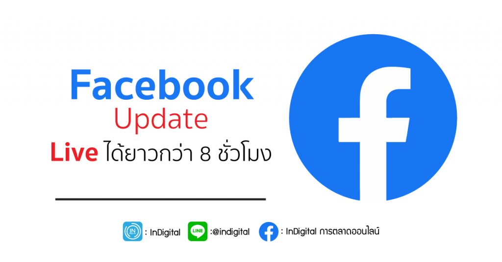 Facebook Update Live ได้ยาวกว่า 8 ชั่วโมง - InDigital